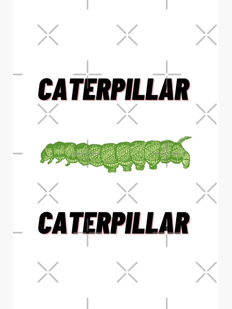 "Caterpillar" Sticker for Sale by AtesDesigns | Redbubble