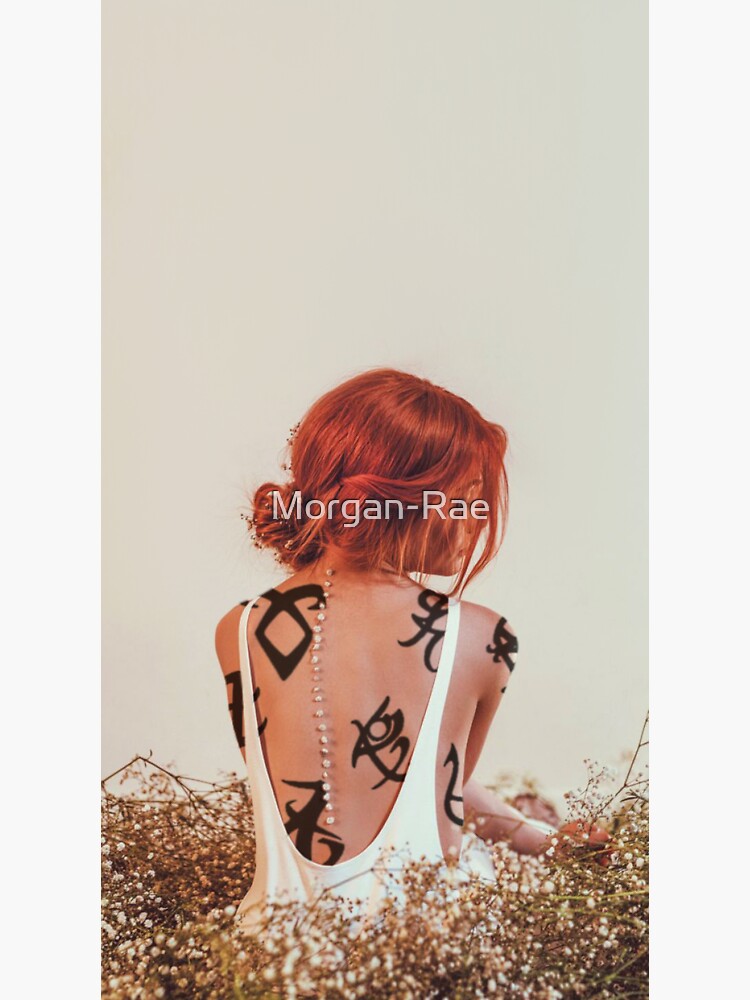 "Clary Fray Runes " Sticker for Sale by Morgan-Rae | Redbubble