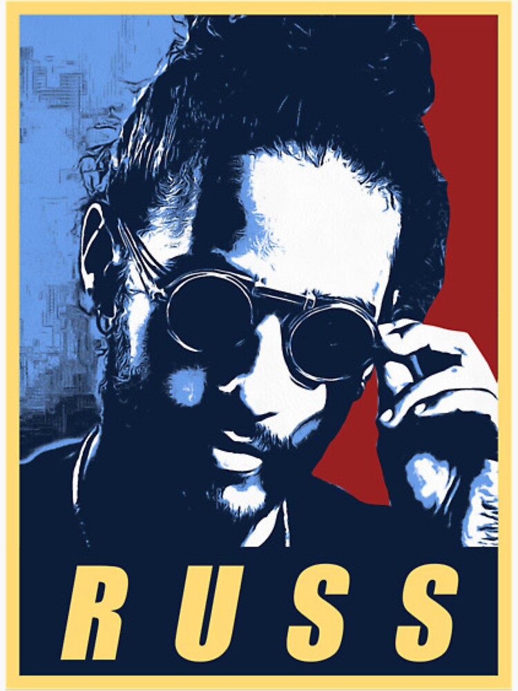 "RUSS" Sticker for Sale by RebeccaTorres | Redbubble
