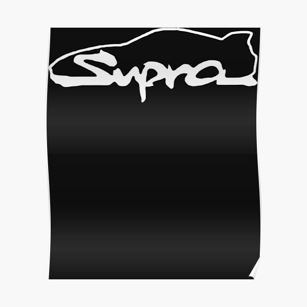 "Best seller toyota supra logo merchandise" Poster for Sale by ...
