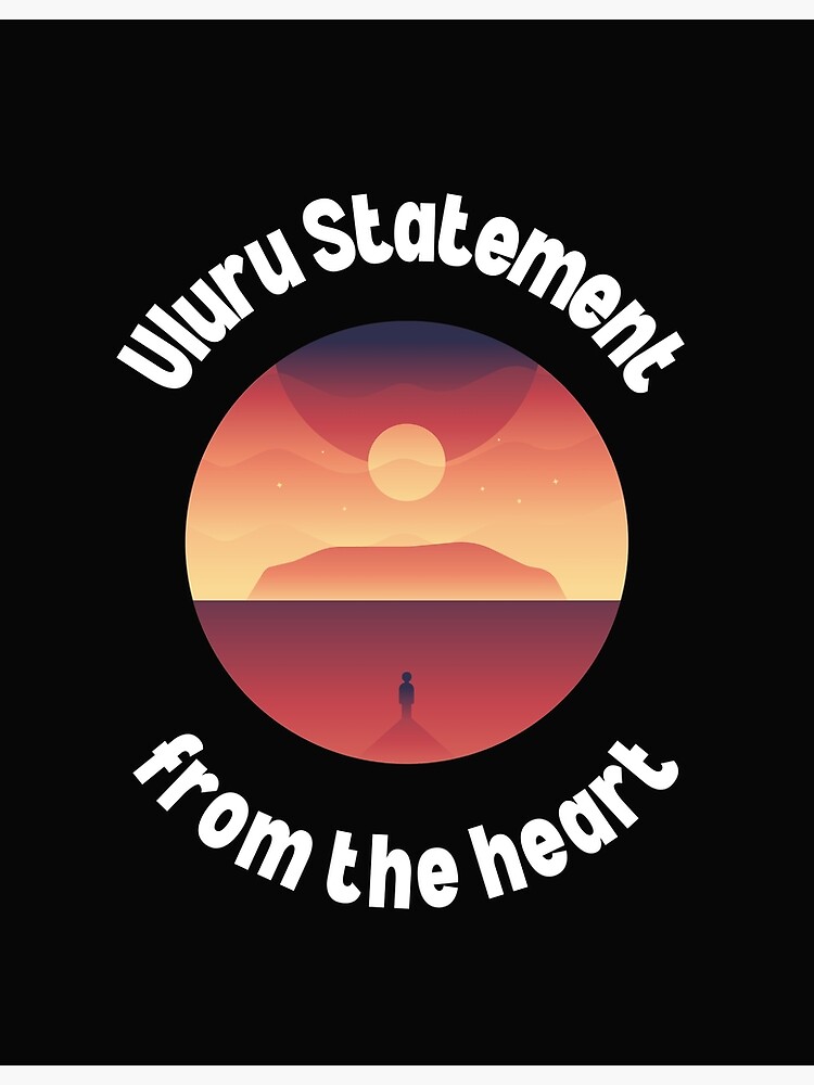 Uluru Statement From The Heart Design Premium Matte Vertical Poster