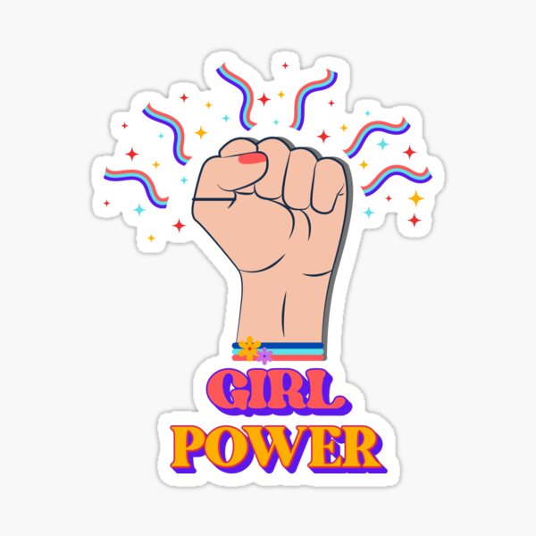 "Girl Power" Sticker for Sale by syamirafaisal | Redbubble