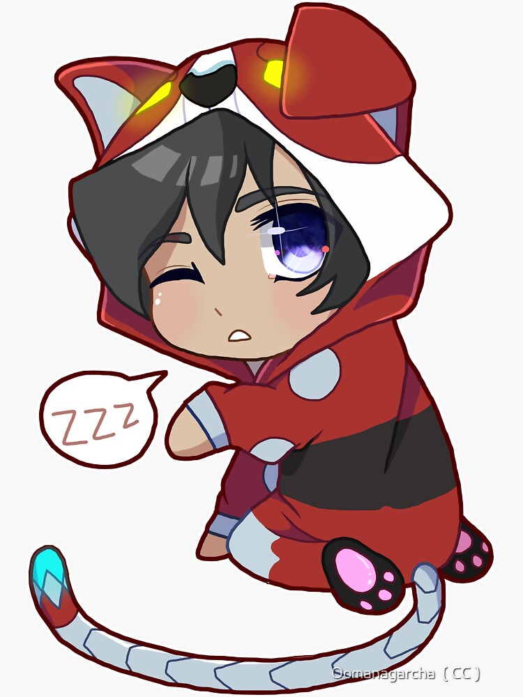 "Chibi Voltron Onsie- Keith " Sticker for Sale by CCWolfie | Redbubble