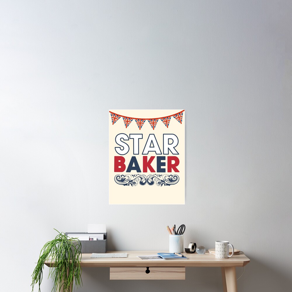 "Star baker apron" Poster for Sale by davedonut | Redbubble