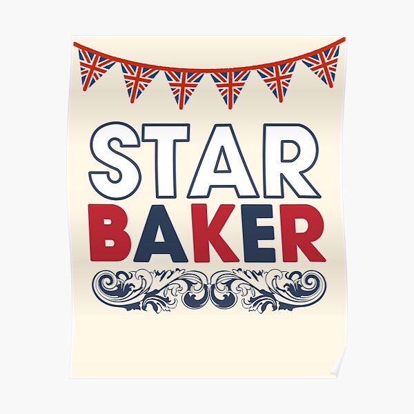 "Star baker apron" Poster for Sale by davedonut | Redbubble