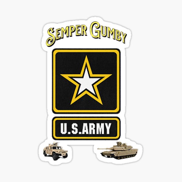 "Semper Gumby Always Flexable" Sticker for Sale by Traveltejas | Redbubble