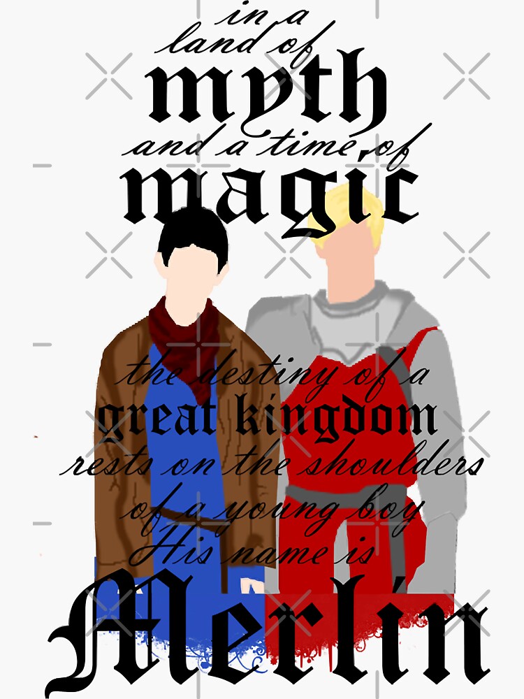 "Lucky Gift Camelot Bbc Merlin You Me And" Sticker for Sale by ...