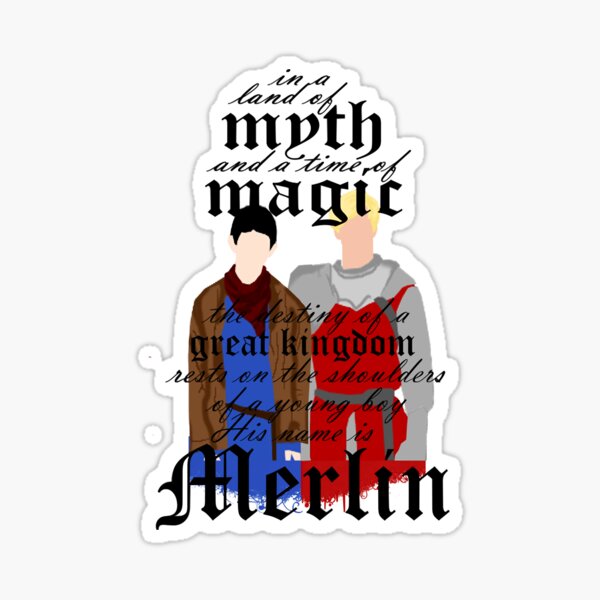 "Lucky Gift Camelot Bbc Merlin You Me And" Sticker for Sale by ...