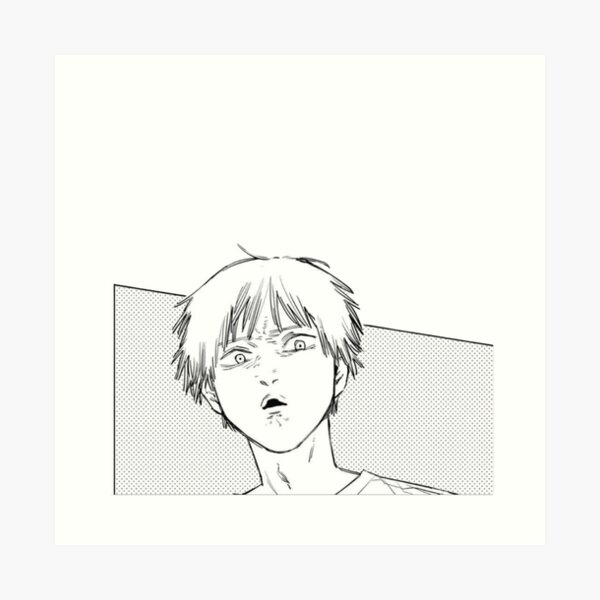 "Denji reaction | ChainsawMan" Art Print for Sale by lunnaama | Redbubble