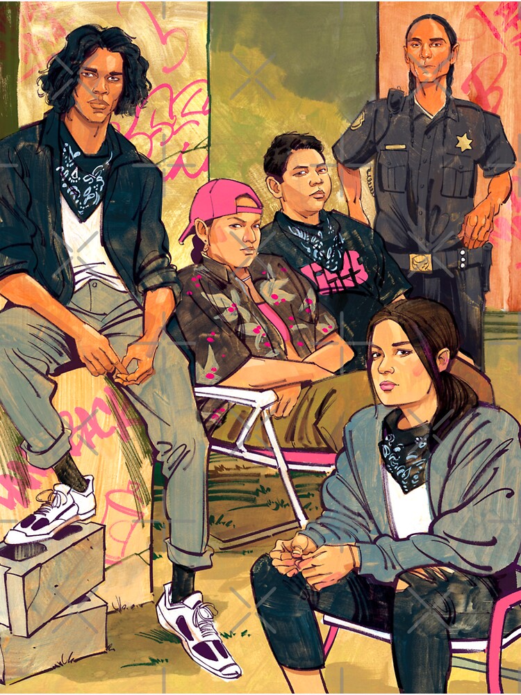 "reservation dogs | art vol-3" Sticker for Sale by MistKinght1 | Redbubble