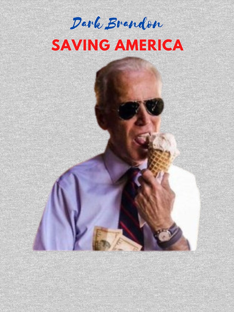 "Dark Brandon Saving America MEME" T-shirt for Sale by MerchGiants ...
