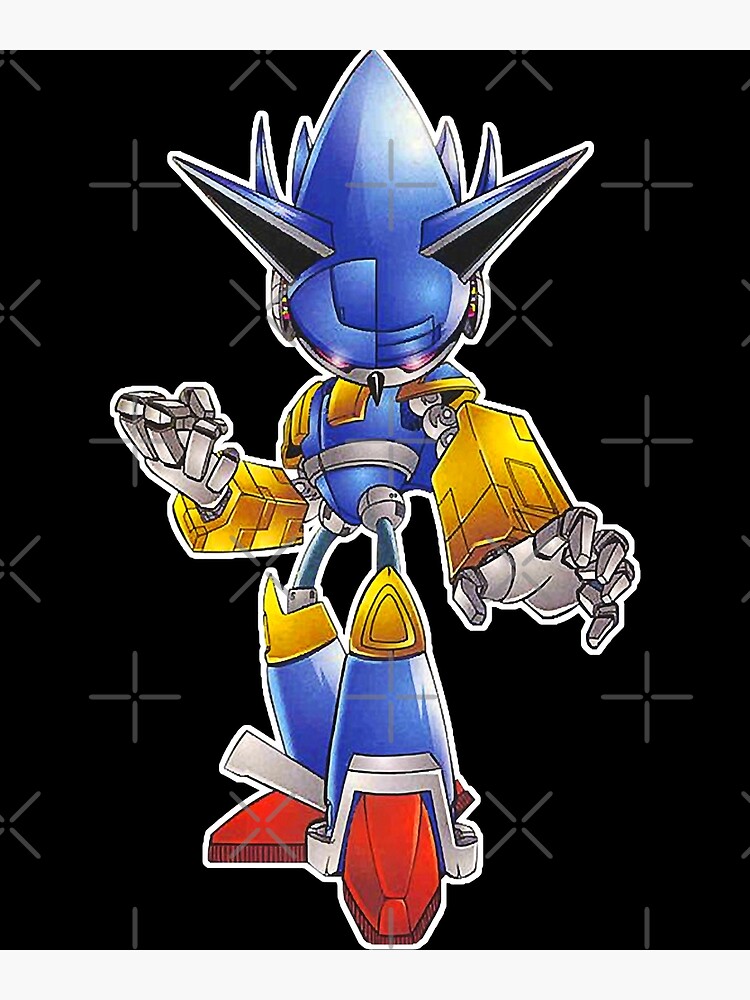 "Navy Mecha Sonic " Poster for Sale by Clifford2011 | Redbubble