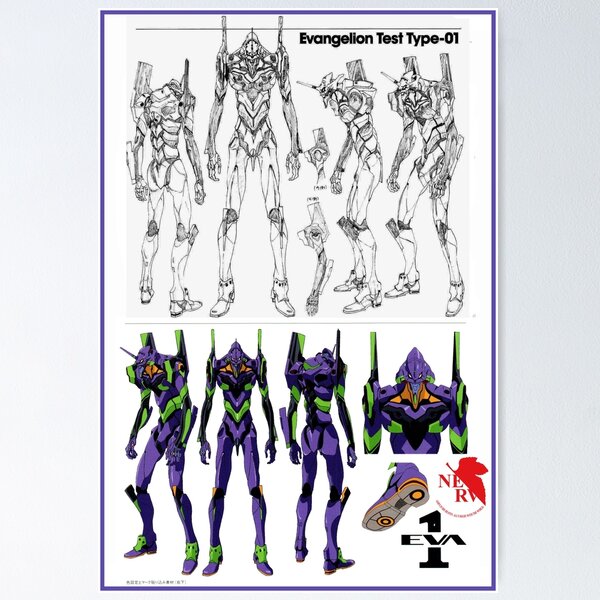"Eva 01" Poster for Sale by hooner | Redbubble