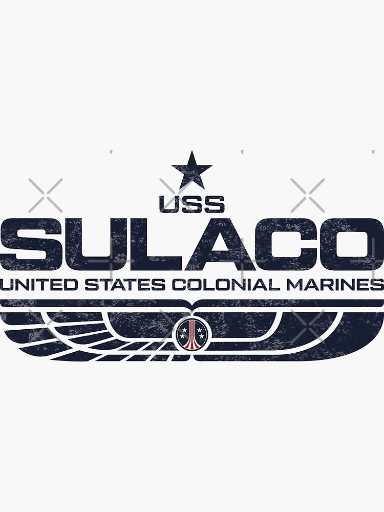"Sulaco (USS)" Sticker for Sale by Purakushi | Redbubble