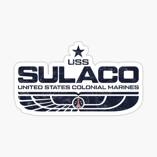 "Sulaco (USS)" Sticker for Sale by Purakushi | Redbubble