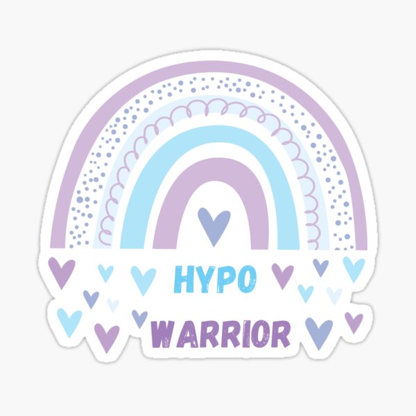 "Rainbow Hypo Warrior Rainbow" Sticker for Sale by KetoticHypo | Redbubble