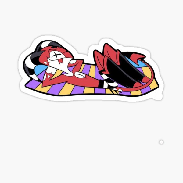 "Blitzo by the Pool - Helluva Boss " Sticker for Sale by Anime-Express ...