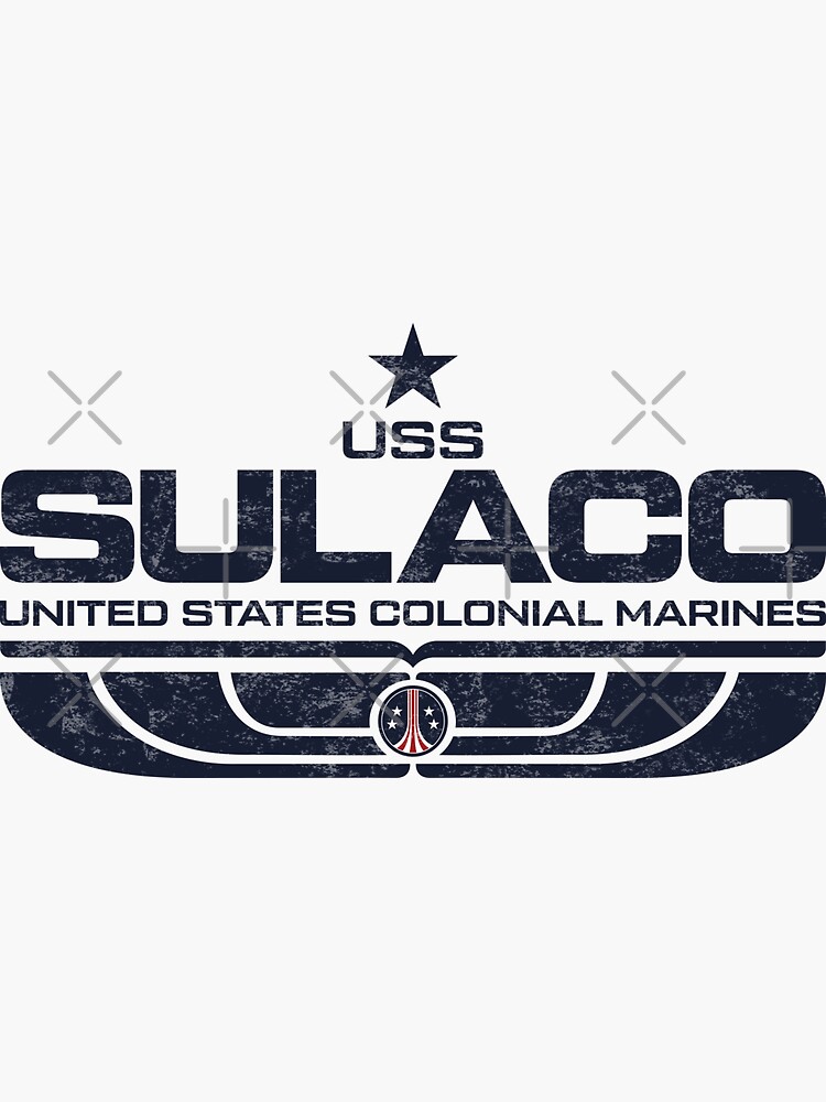 "Sulaco 3 (USS)" Sticker by Purakushi | Redbubble