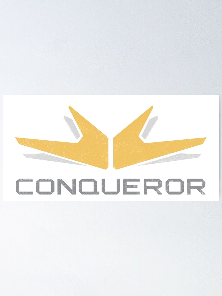 "Redout - Conqueror Logo" Poster by 34bigthings | Redbubble