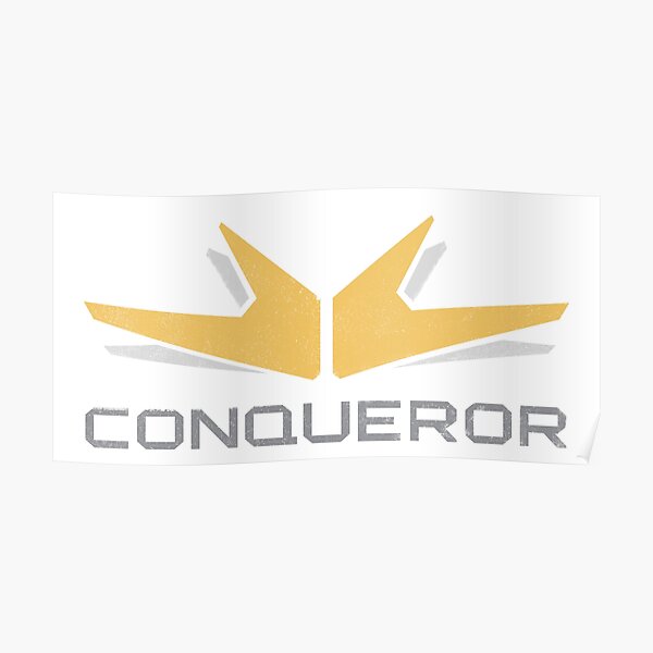"Redout - Conqueror Logo" Poster by 34bigthings | Redbubble