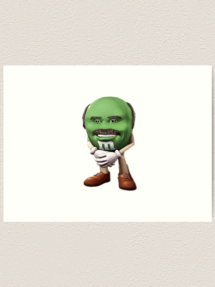 Lámina artística «Dr. Phil M & M Meme» de godtiermeme | Redbubble