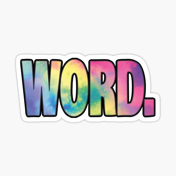"A Design That Says Word Rainbow That Says Word Use This Design To ...
