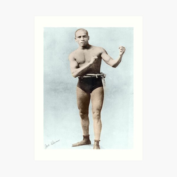 "Joe Gans - Boxing Legend Colorized" Art Print for Sale by ...