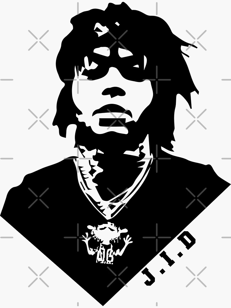 "Jid Merch Jid Portrait" Sticker for Sale by RayessAya | Redbubble