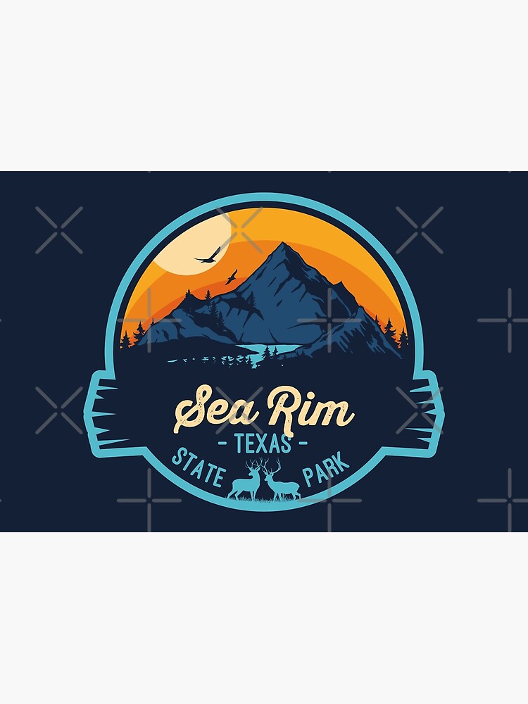 "Sea Rim State Park Texas Vacation TX Souvenir Badge" Poster for Sale ...