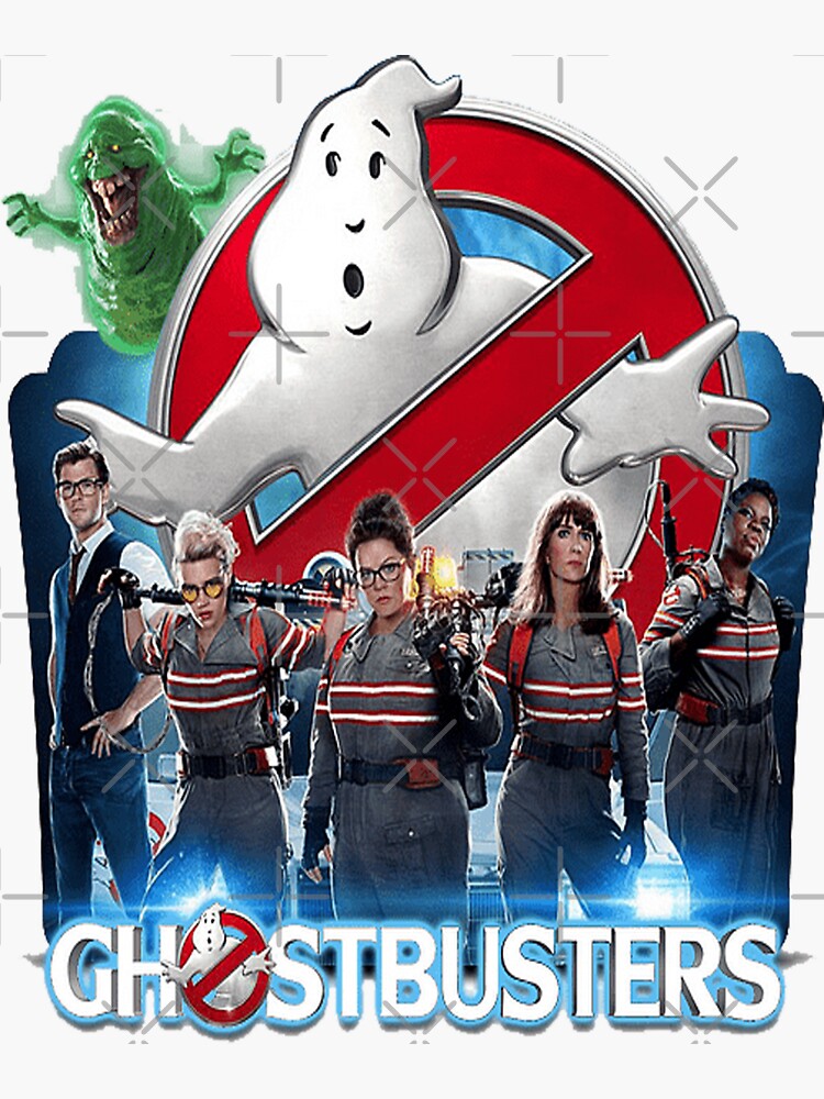 "funny Ghostbusters gift for fans Ghostbusters" Sticker for Sale by ...