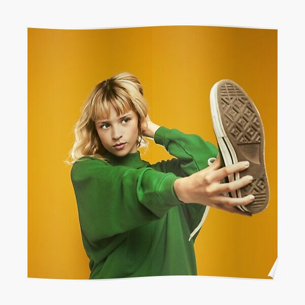 "Angèle Portrait" Poster for Sale by RAPORI | Redbubble