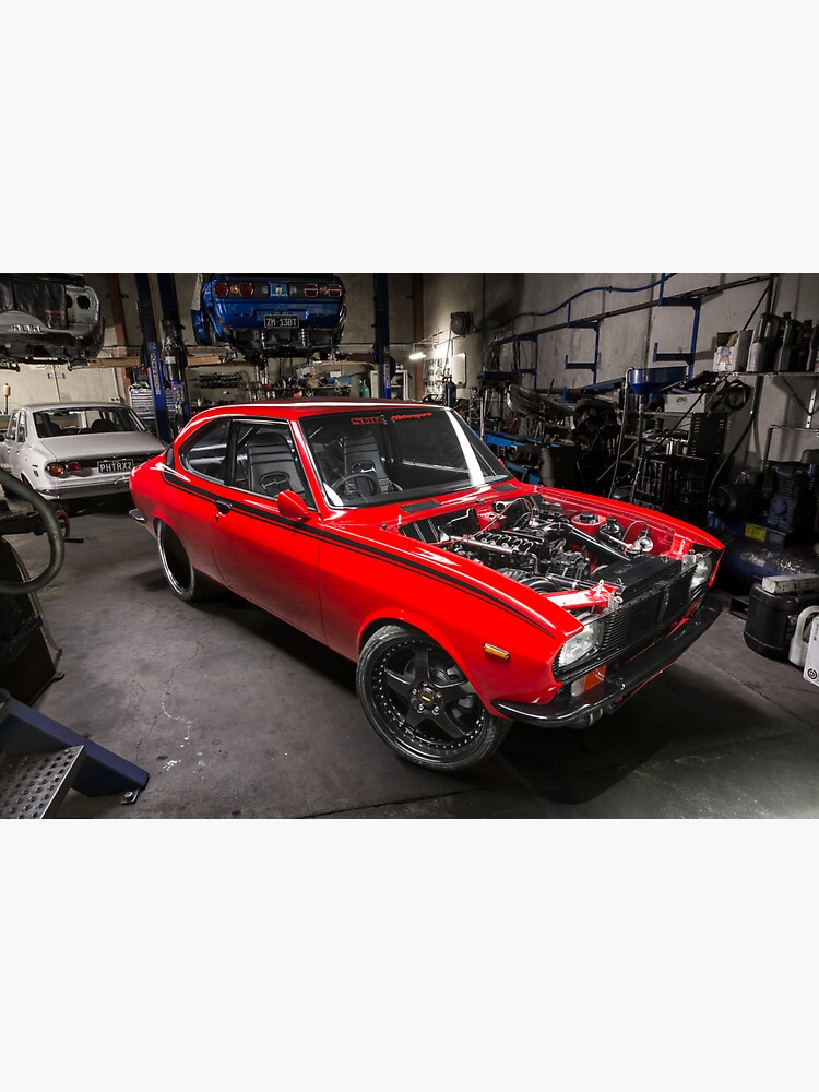 "'13BKLR' Mazda RX2 Coupe" Sticker for Sale by HoskingInd | Redbubble