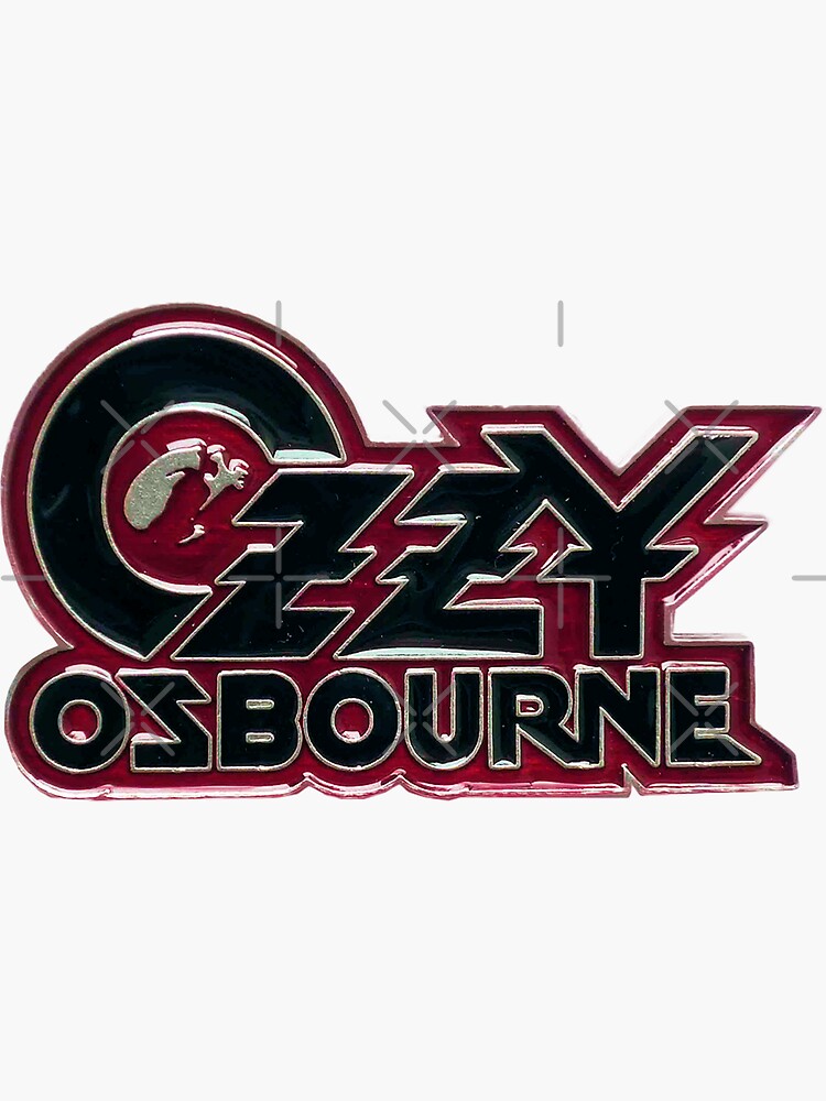 "Ozzy Osbourne" Sticker for Sale by Eglaladnor | Redbubble