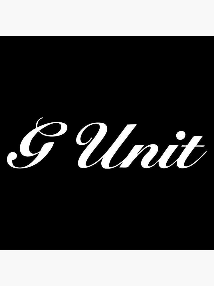 "G Unit" Poster for Sale by aneproc | Redbubble