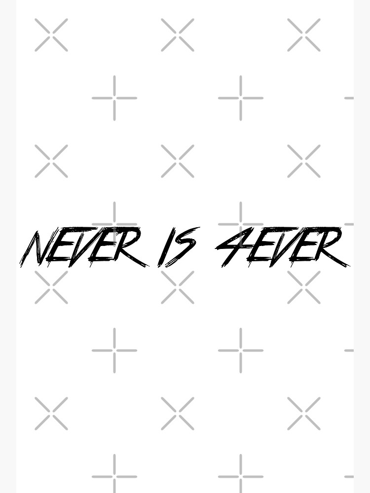 Jid Merch Never Is 4ever Premium Matte Vertical Poster sold by Alex ...