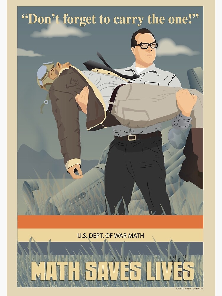 "MATH SAVES LIVES" Poster for Sale by bradclr3 | Redbubble