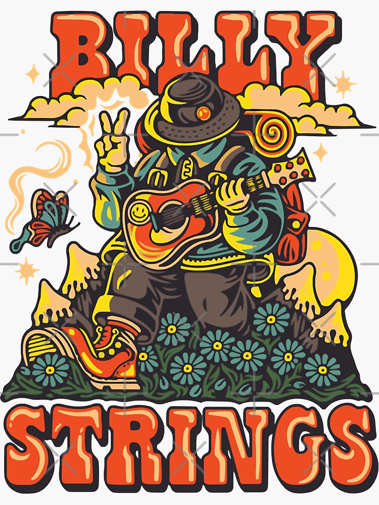 "Things To Do Billy Strings Idol Gift Fot You" Sticker for Sale by MuscletrickShop | Redbubble