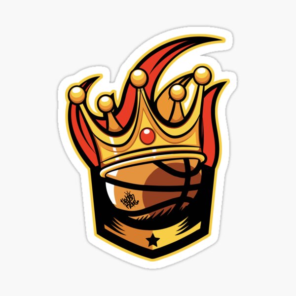 "Baller King" Sticker for Sale by urbankaos | Redbubble