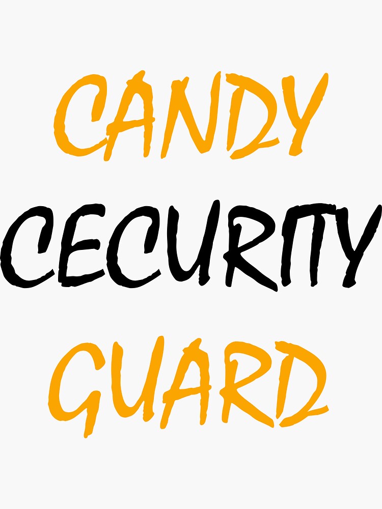 "candy security Classic " Sticker for Sale by ARTITANE | Redbubble