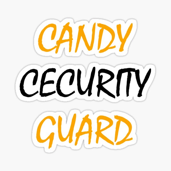 "candy security Classic " Sticker for Sale by ARTITANE | Redbubble