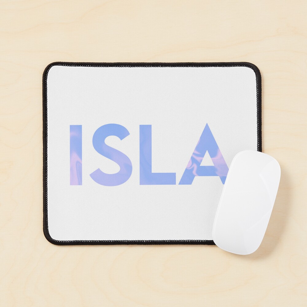 "Isla Name" Sticker for Sale by ellebackup | Redbubble
