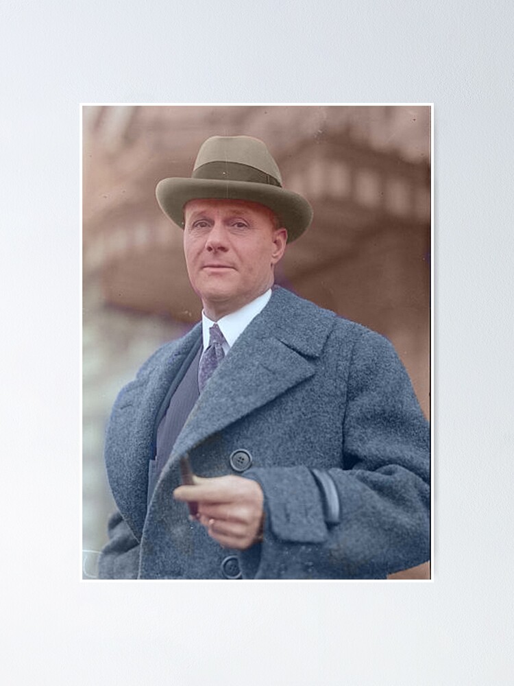 "Tex Rickard - Boxing Legendary Promoter Colorized" Poster for Sale by ...