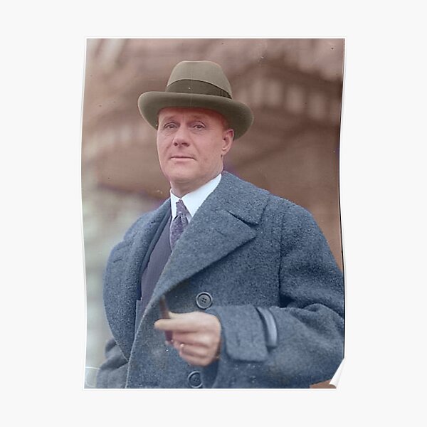 "Tex Rickard - Boxing Legendary Promoter Colorized" Poster for Sale by ...