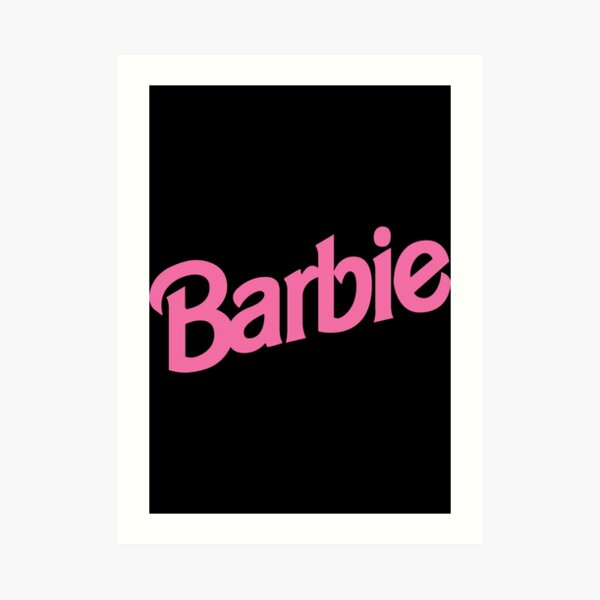 "BARBIE - LOGO Sticker" Art Print for Sale by AtlasCyman | Redbubble