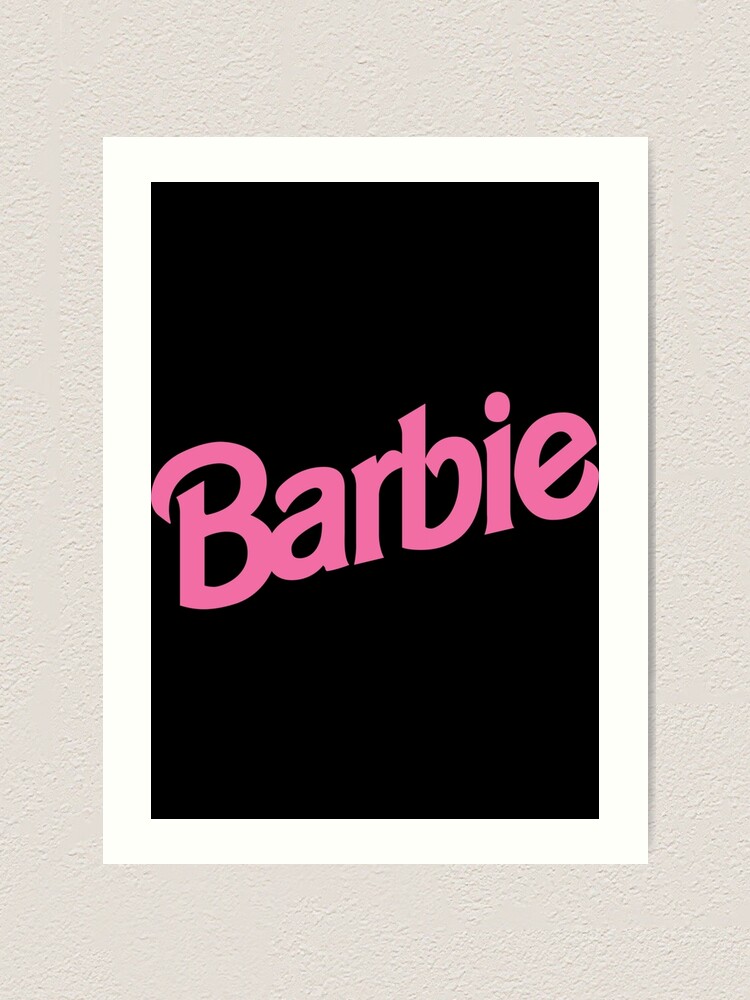 "BARBIE - LOGO Sticker" Art Print for Sale by AtlasCyman | Redbubble