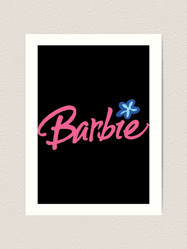 "BARBIE - LOGO Sticker" Art Print for Sale by AtlasCyman | Redbubble