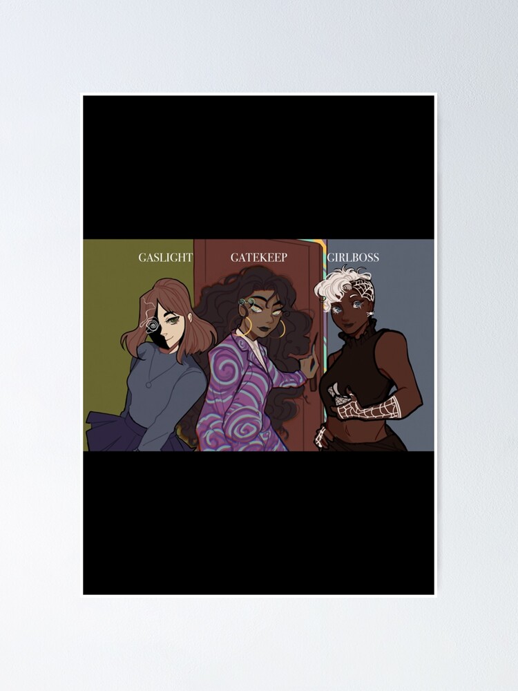 Póster «Gaslight gatekeep girlboss Chuckle Sandwich Jschlatt Schlatt ...