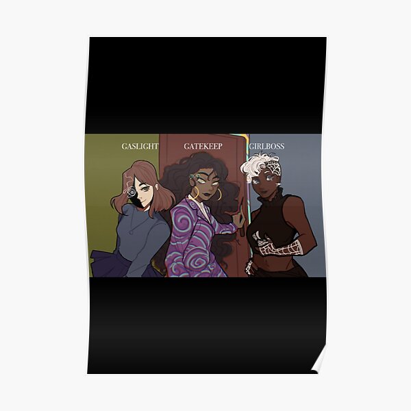 Póster «Gaslight gatekeep girlboss Chuckle Sandwich Jschlatt Schlatt ...