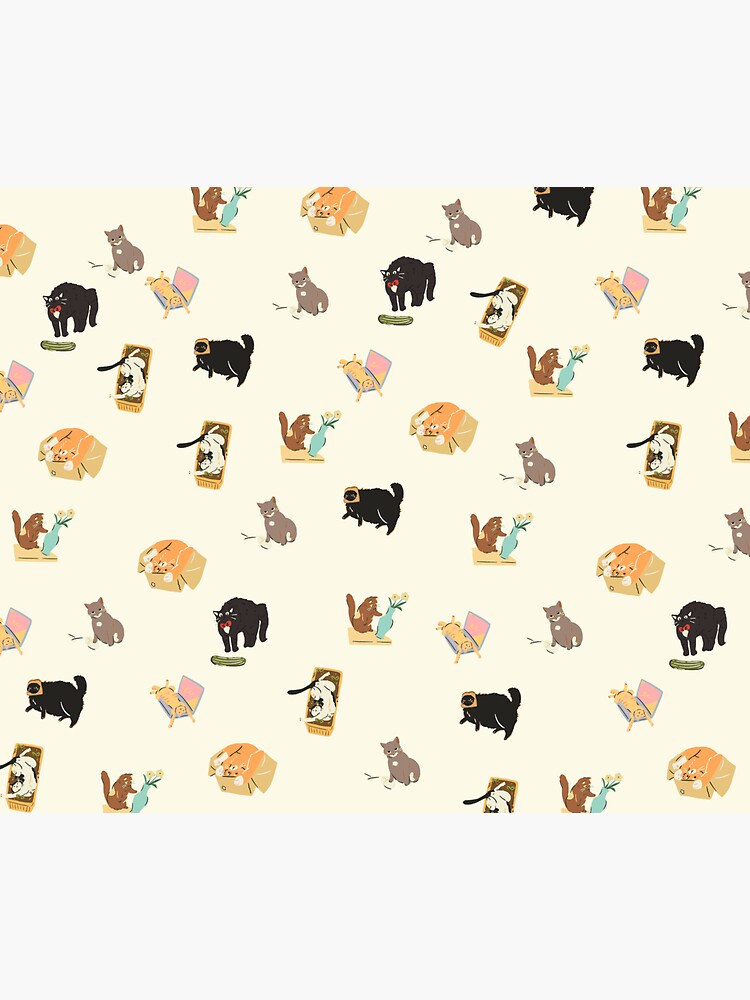 "collage cats" Sticker for Sale by Leosgarden | Redbubble