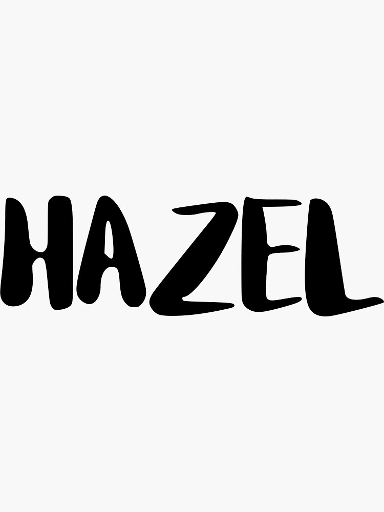 "Hazel" Sticker for Sale by FTML | Redbubble